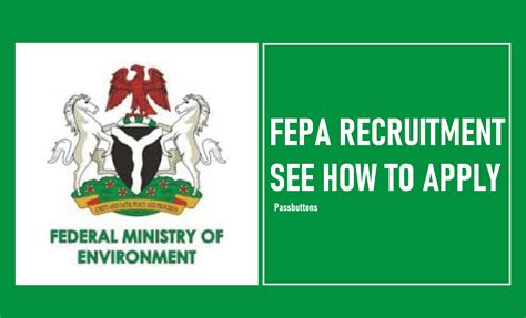 Fepa Recruitment 2023 2024 Application Form Portal Environment
