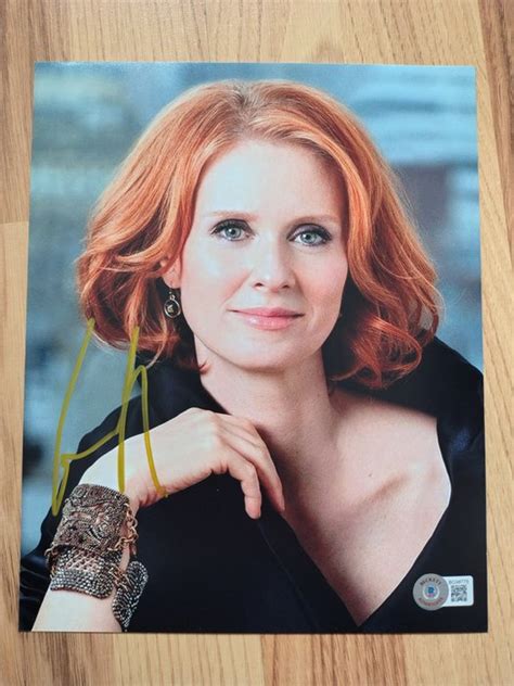 Sex And The City Cynthia Nixon Miranda Autograph Photo With Beckett Coa Online Veiling