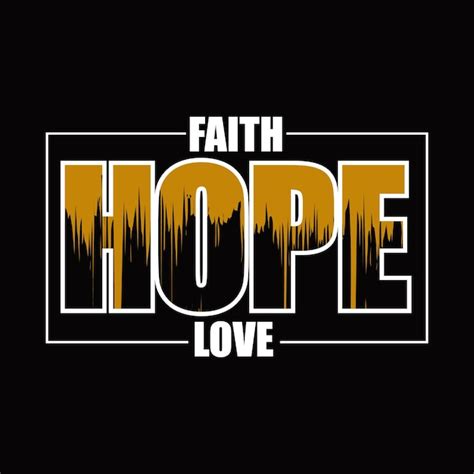 Premium Vector Hope Design Typography Vector Illustration