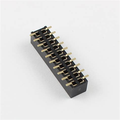 10pcs 2mm Pitch 2x10 Pin 20 Pin Female Double Row Smt Smd Pin Header Strip Ebay