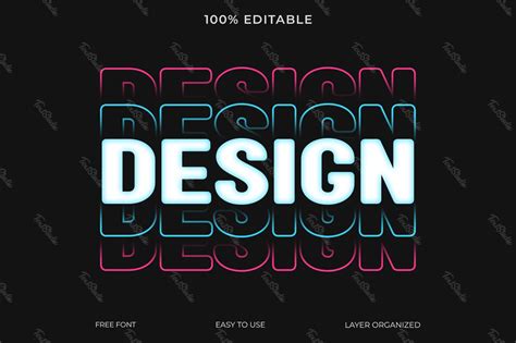 Design Font Style Text Effect Photoshop Premium Psd File