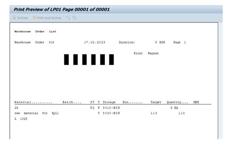 Ewm Pick List Printing Through Post Processing Fra Sap Community