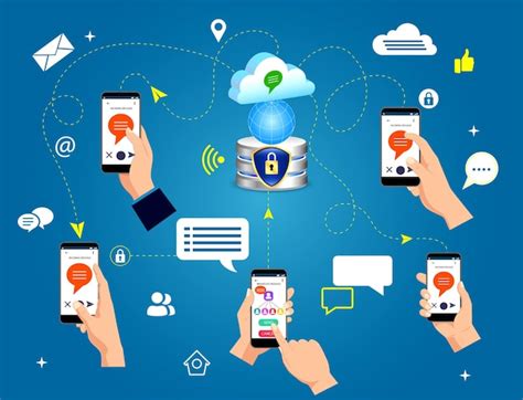 Premium Vector Set Of Direct Message Process Concept Eps Vector