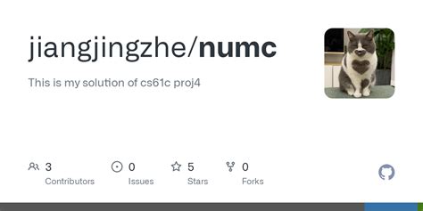 Github Jiangjingzhe Numc This Is My Solution Of Cs C Proj