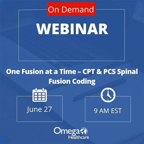 On Demand One Fusion At A Time CPT PCS Spinal Fusion Coding Omega Healthcare
