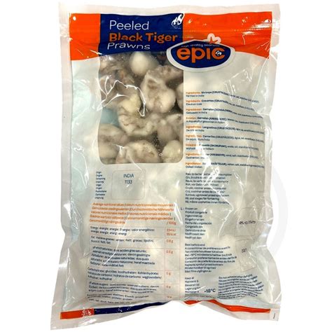 Sorte Tiger Rejer Fra Planets Pride Leveret Med