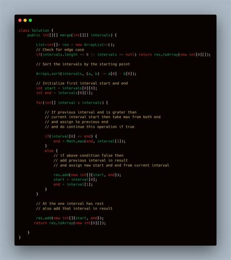 How To Merge Intervals For Leetcodechallenge Abhinandan Kumar Posted On The Topic Linkedin