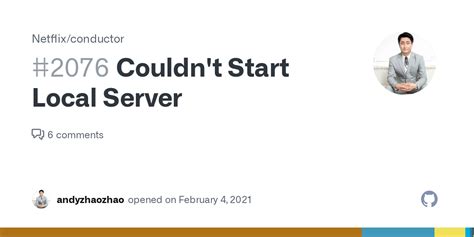 Couldnt Start Local Server · Issue 2076 · Netflixconductor · Github