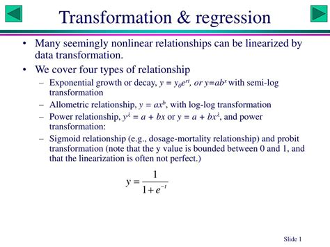 Ppt Transformation And Regression Powerpoint Presentation Free