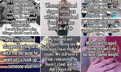 He Was Having An Affair Married Couples Reveal What Caused Them To Stop Having Sex Daily