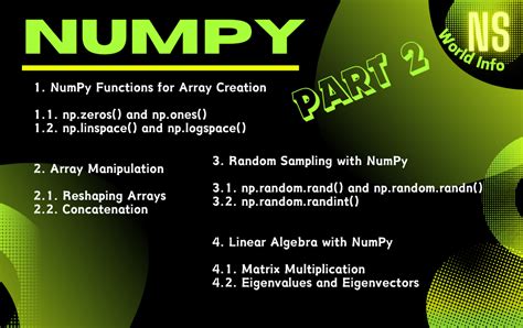 Advanced Numerical Computing Numpy Part 2 By Nibedita Ns Towards Dev