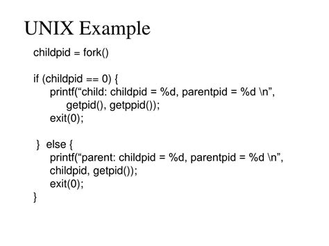 PPT Process In UNIX PowerPoint Presentation Free Download ID