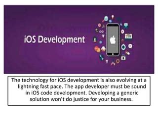 Ios Mobile Developers PPT