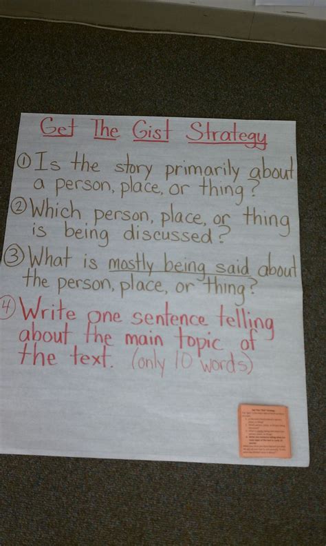 7 Best Images About Summary On Pinterest Anchor Charts Nonfiction