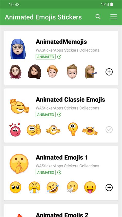 Android Animated Emojis Stickers Wastickerapps