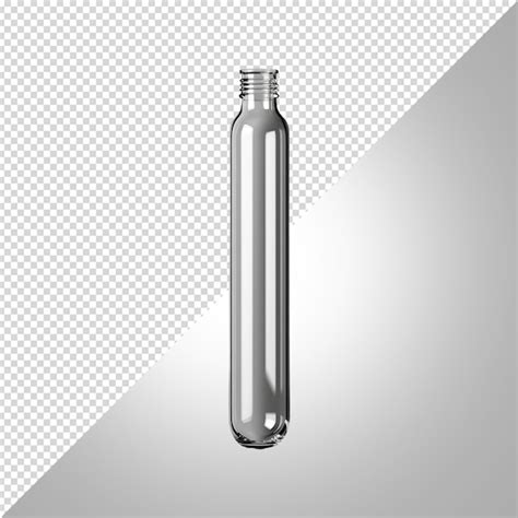 Premium Psd A Bottle Of Clear Liquid Sits On A White Background