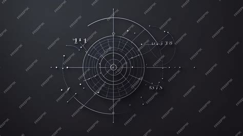Abstract Mathematics Background Design Premium Ai Generated Image