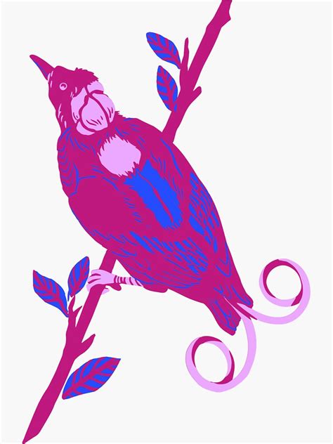 Bisexual Bird Sticker For Sale By Eldyyn Redbubble