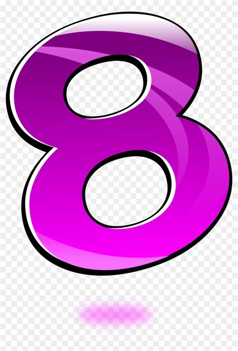 Number Number 8 Transparent Background Free Transparent PNG Clipart