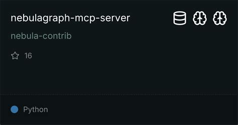 Nebulagraph Mcp Server Glama
