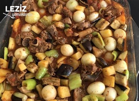 Fırında Etli Türlü Tarifi Leziz Yemeklerim