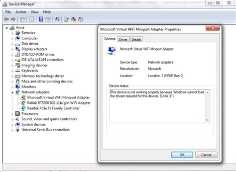 [hƯỚng DẪn] Cách Sửa Lỗi Microsoft Virtual Wifi Miniport Adapter Laptop Minh Khoa