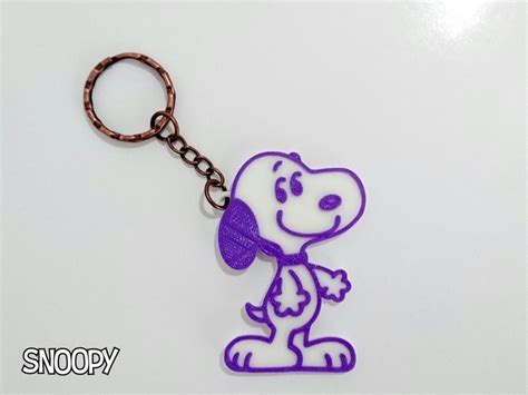 Free Stl File Snoopy Keychain・3d Printing Template To Download・cults