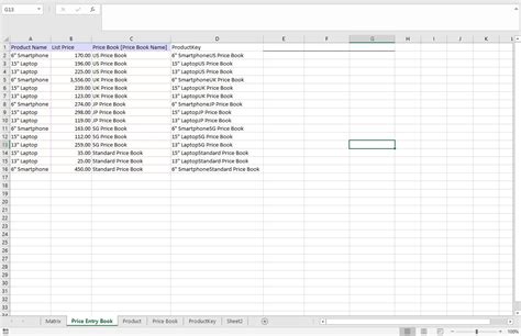 Excel Loop Through Matrix Table And Store In New Sheets Of Column
