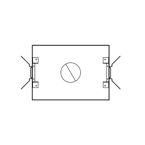 Registration Tray Non Electrical Place Holder For Non Ic New Construction Round Ø4 Tray