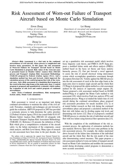 Monte Carlo Simulation Pdf Risk Reliability Engineering