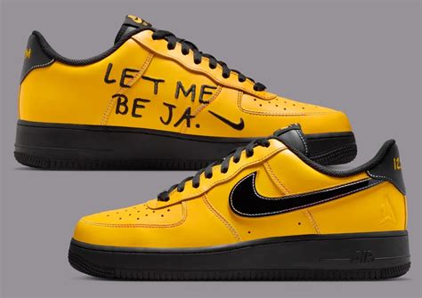 Ja Morant X Nike Air Force 1 Low Sundial Now Available Justfreshkicks