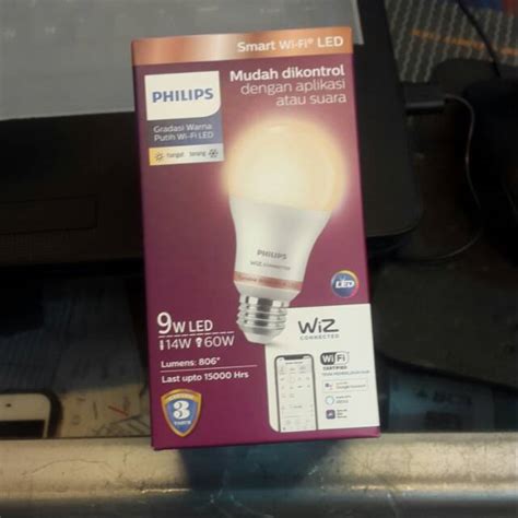 Jual Lampu Philips Smart Wifi Led W Putih Kuning Lampu Pintar Aplikasi Wiz Shopee Indonesia