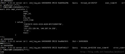 Mysql查看binlog日志内容mysql查看binglog Csdn博客