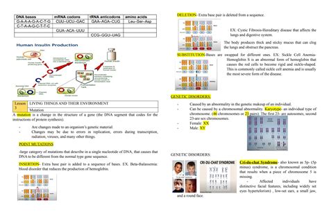 Notes In Module 4 Heredity Inheritance And Variationdocx Free Download