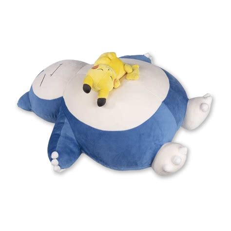 Pikachu And Snorlax Pokémon Dreams Plush 20 In Pokémon Center Official Site