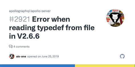 error when reading typedef from file in v2 6 6 · issue 2921 · apollographql apollo server · github