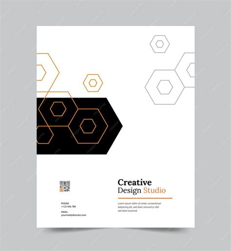 연례 보고서 표지 템플릿 레이아웃 디자인 프리미엄 벡터