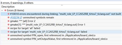 Lp Cc2652rb 10010 Errors Encountered During Linkingmultirolelp