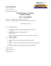 NDG NISGTC Network Plus Lab 01 Answer Key BLANK Docx Isaac Ramirez ITNW 1425 51400 Prof