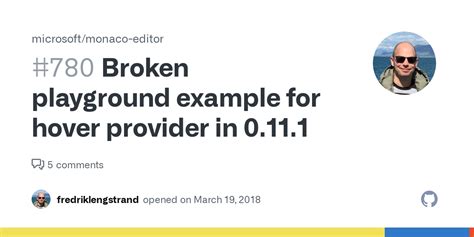 Broken Playground Example For Hover Provider In 0111 · Issue 780