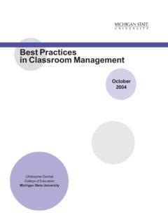 Best Practices In Classroom Management Best Practices In Classroom Management Pdf PDF4PRO