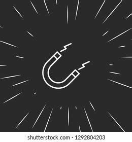 Outline Magnet Icon Illustration Isolated Vector Stock Vector Royalty Free 1292804203
