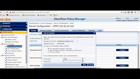 How To Add Clearpass To Domain Youtube