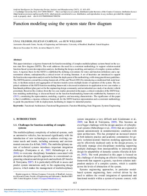 pdf function modeling using the system state flow diagram