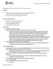 Genital Assessment Lab Guide Docx NURS Foundations Lab Week Labs Lab Name Male And