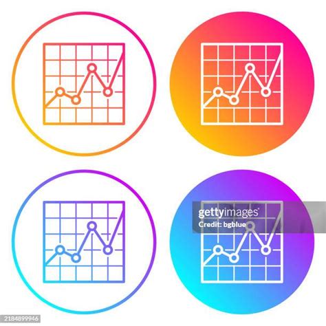 Graph Round Icons With Color Gradients High Res Vector Graphic Getty