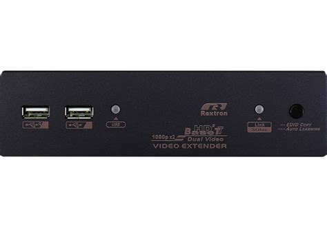 Dual Video HDMI KVM Extender Over CAT X With Audio USB IR Serial PoH 90M