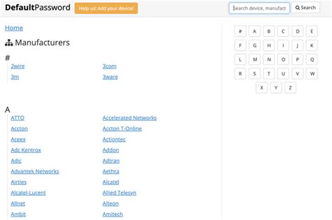 Defaultpassword On Offsec Tools
