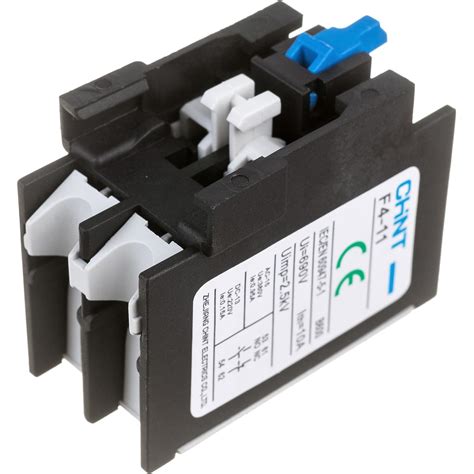 Контактная приставка Chint доп контакты F4 11 к контактору Nc1 и Nc2 R 257022 выгодная цена