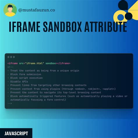 Html Iframe Sandbox” Attribute Mustafa Ateş Uzun Blog